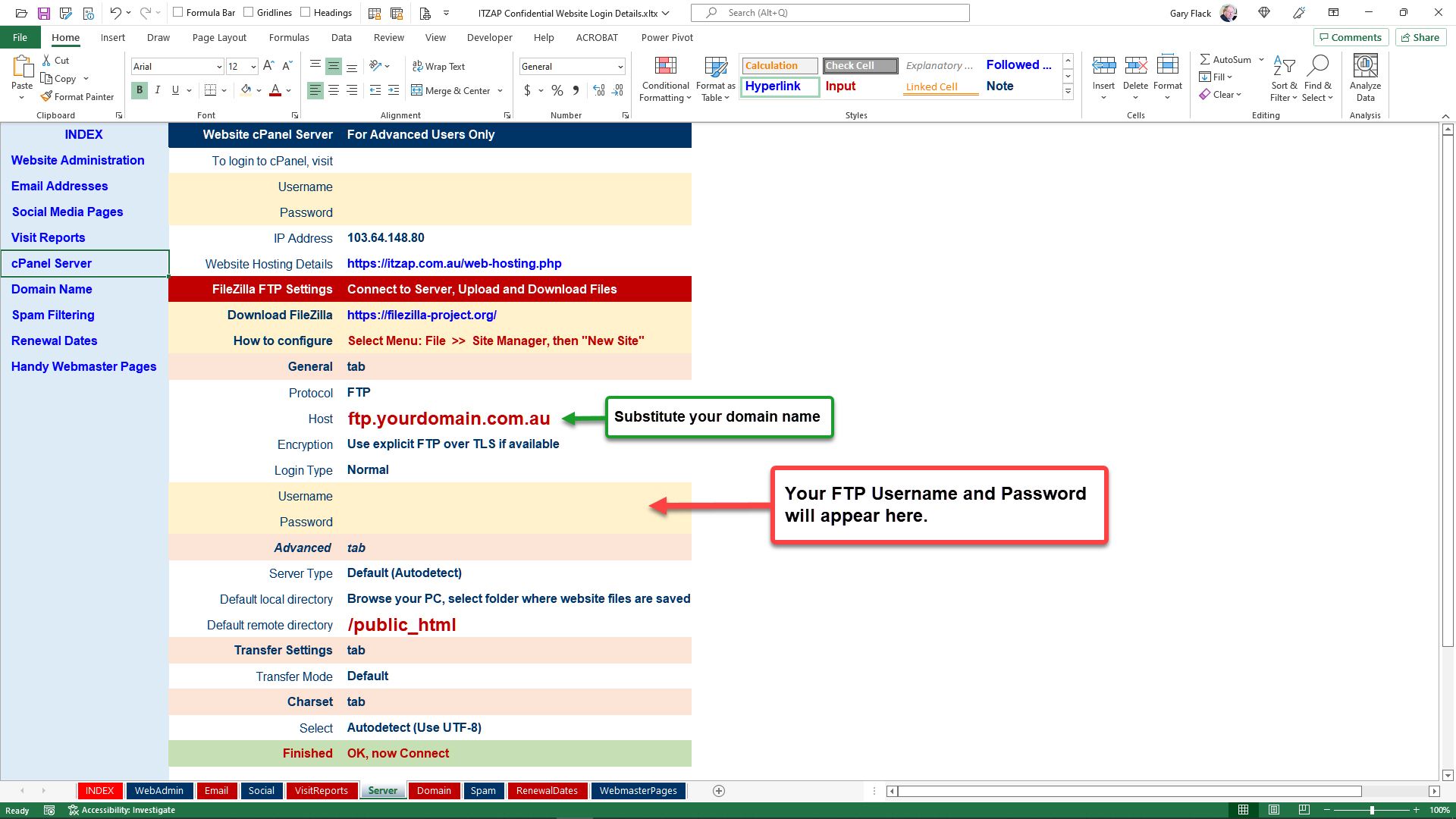 How To Configure Filezilla Website File Transfer Software I T Zap